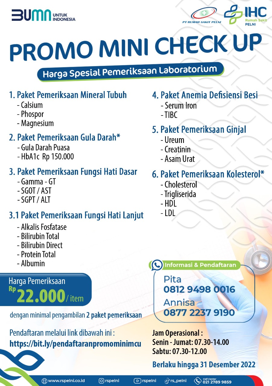 MEDICAL CHECK UP - Rumah Sakit PELNI