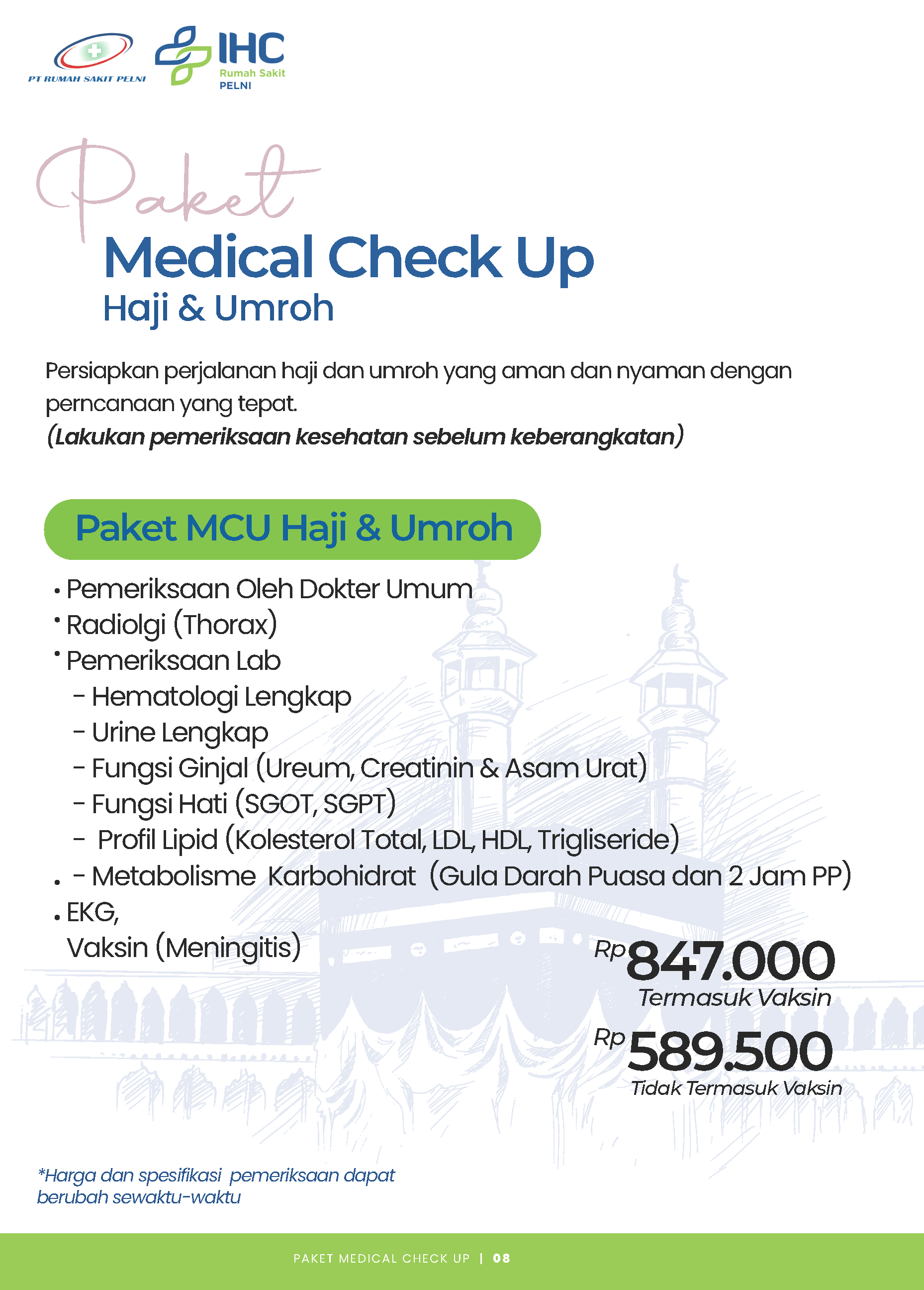 MEDICAL CHECK UP - Rumah Sakit PELNI